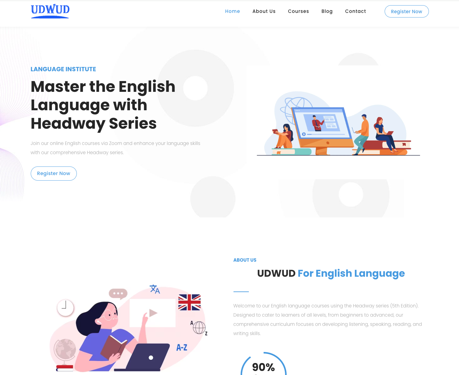 UDWUD - Online English Language Courses